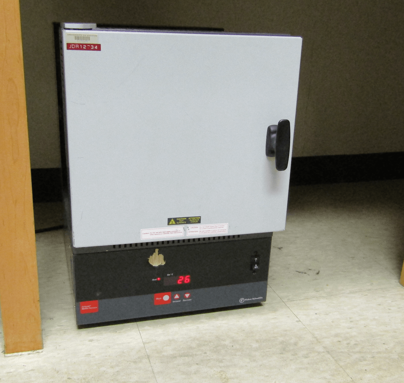 Muffle Furnace – Semiconductor Device Fabrication Lab